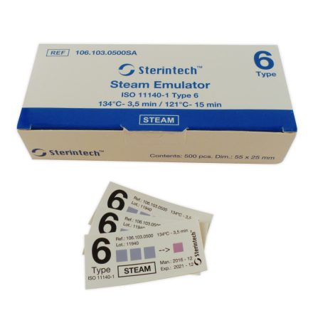 Sterin-Tech Steam Emulator Class 6 Blue to Pink Pkt 500 - City Dental ...
