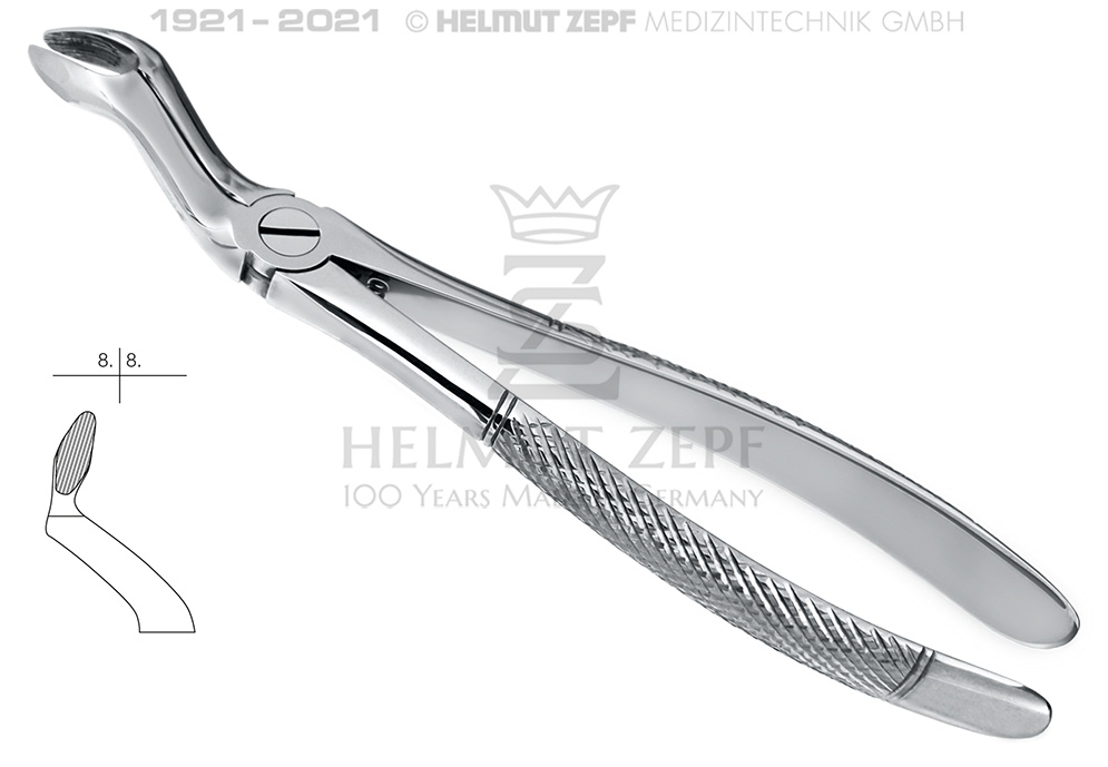 Zepf Extraction Forcep Upper Wisdom Teeth #67-A ENGL - City Dental Supplies