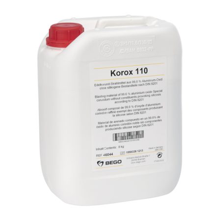Bego Korox 110um Corundum Blasting Material 8kg - City Dental Supplies